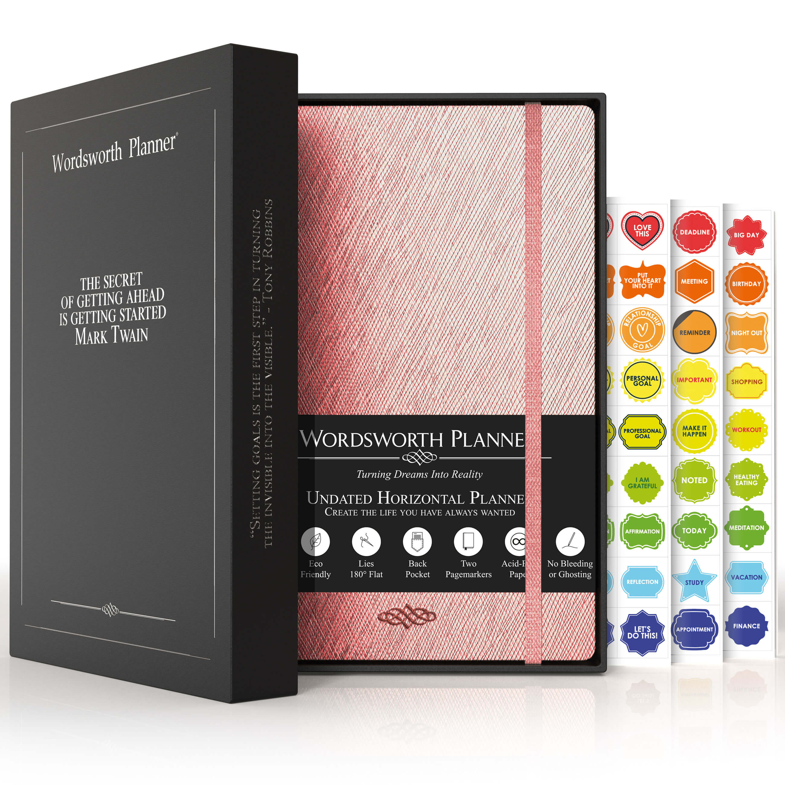 Horizontal Weekly Planner – wordsworthandblack