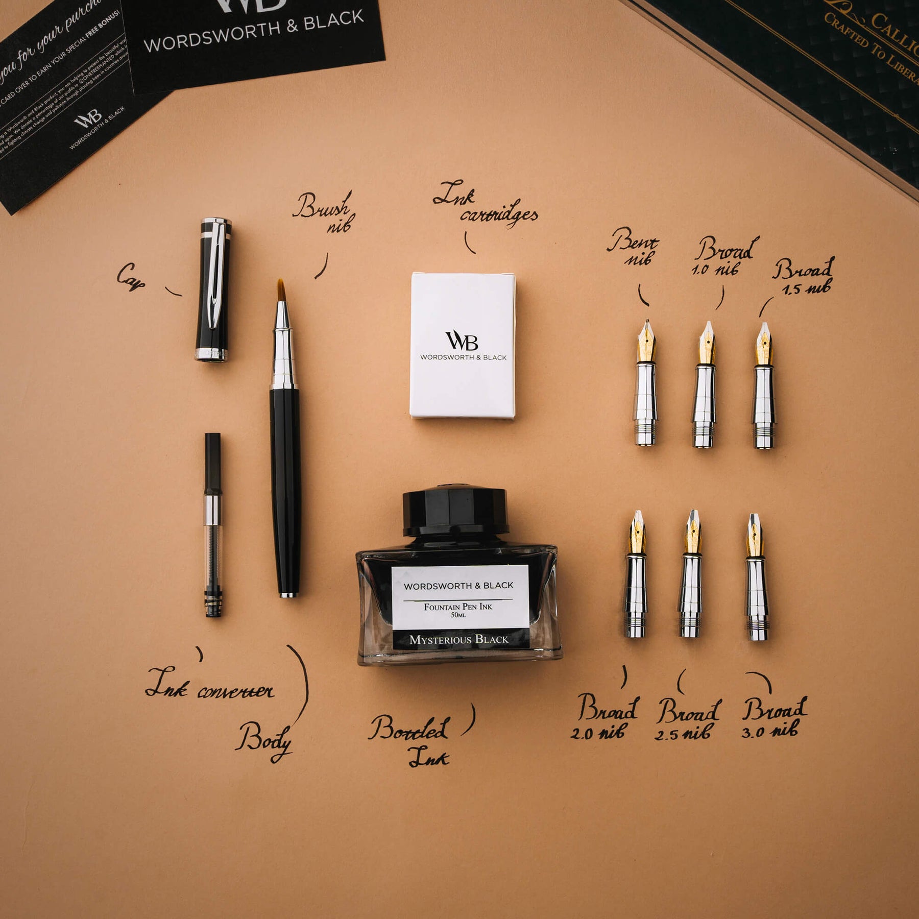 Calligraphy Pen Gift Sets – wordsworthandblack